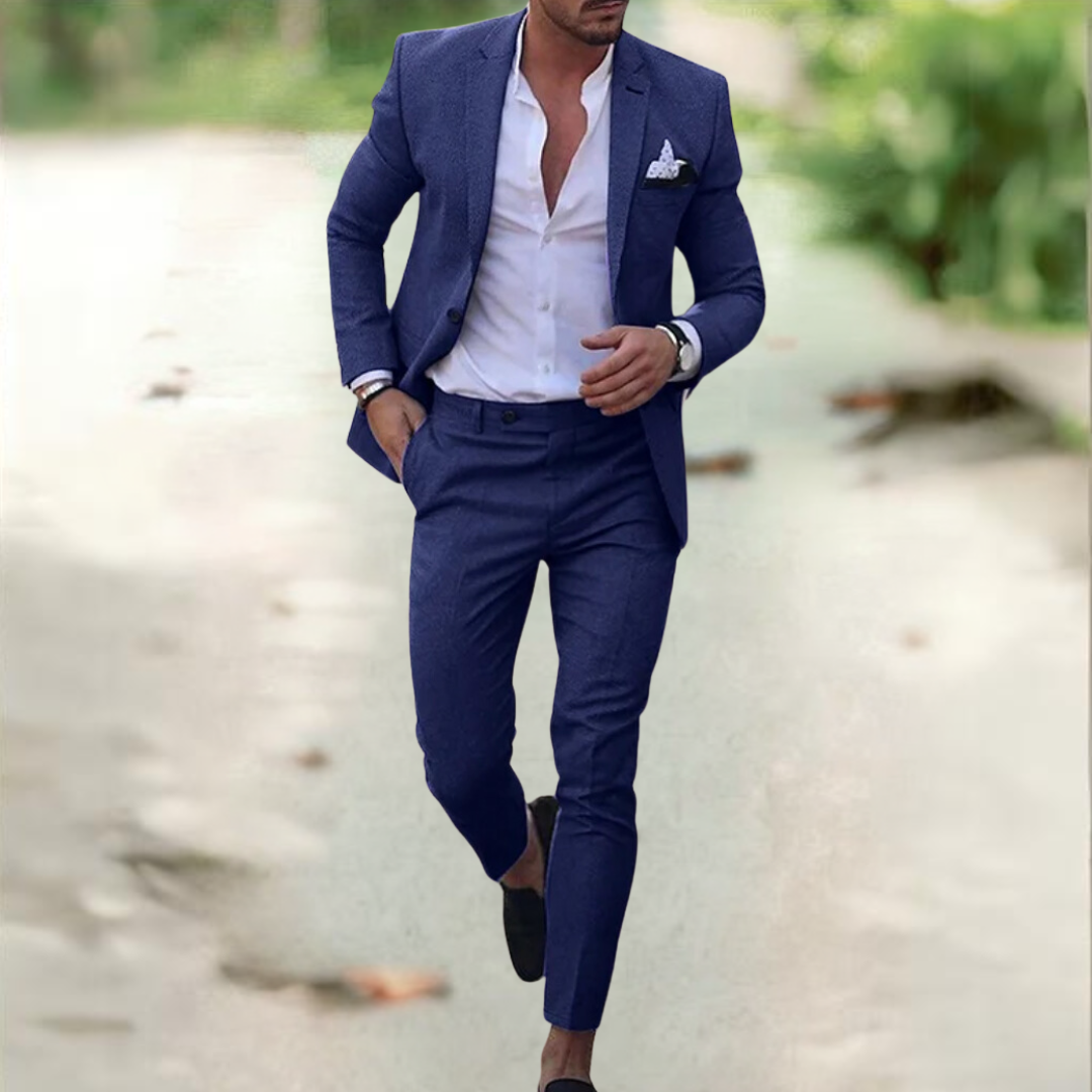 Simon™ | Elegant Suit for Men (Jacket + Trousers) – Preston & Payton